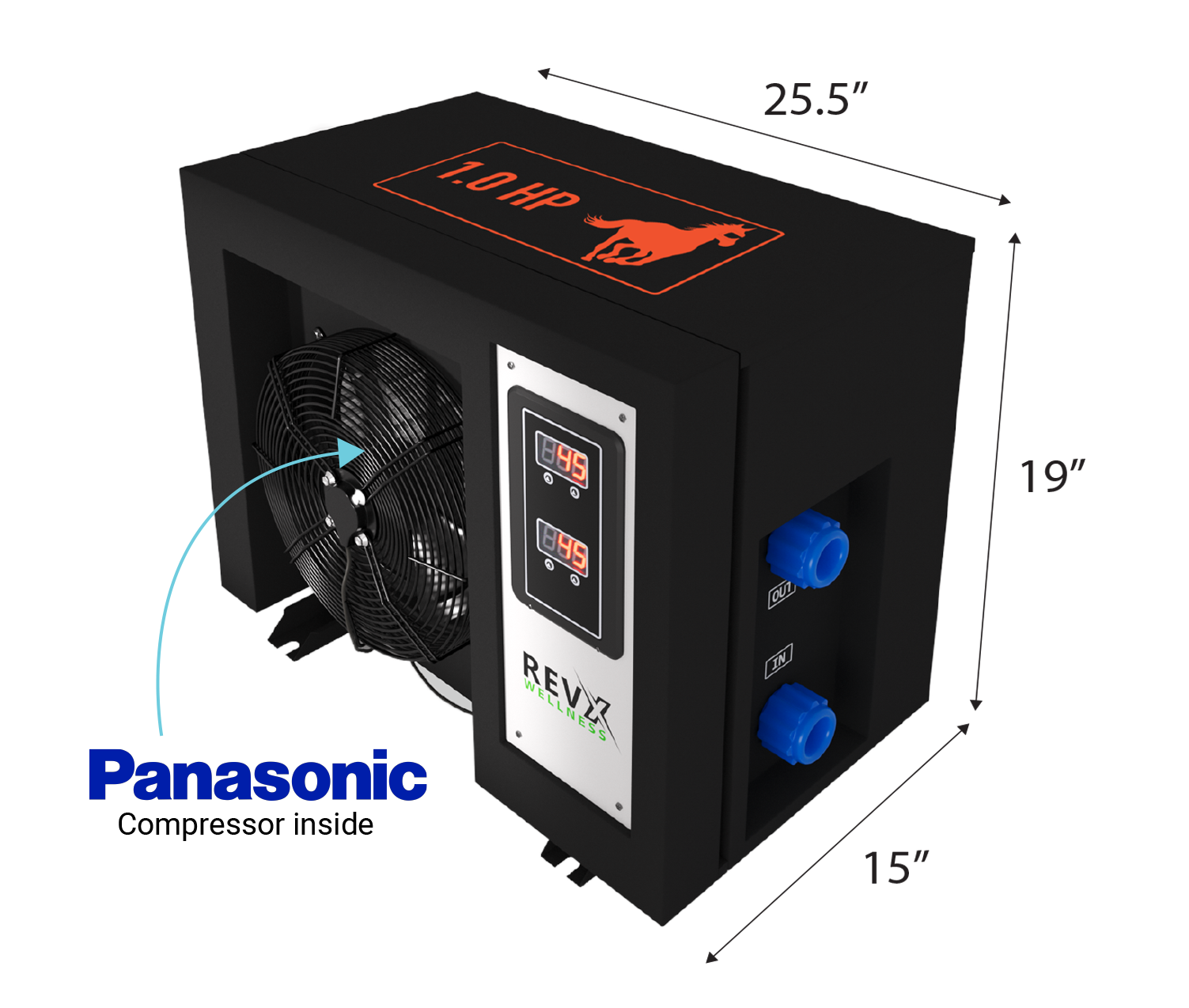 RevX Water Chiller 1.0HP - PRE-ORDER – RevX Wellness