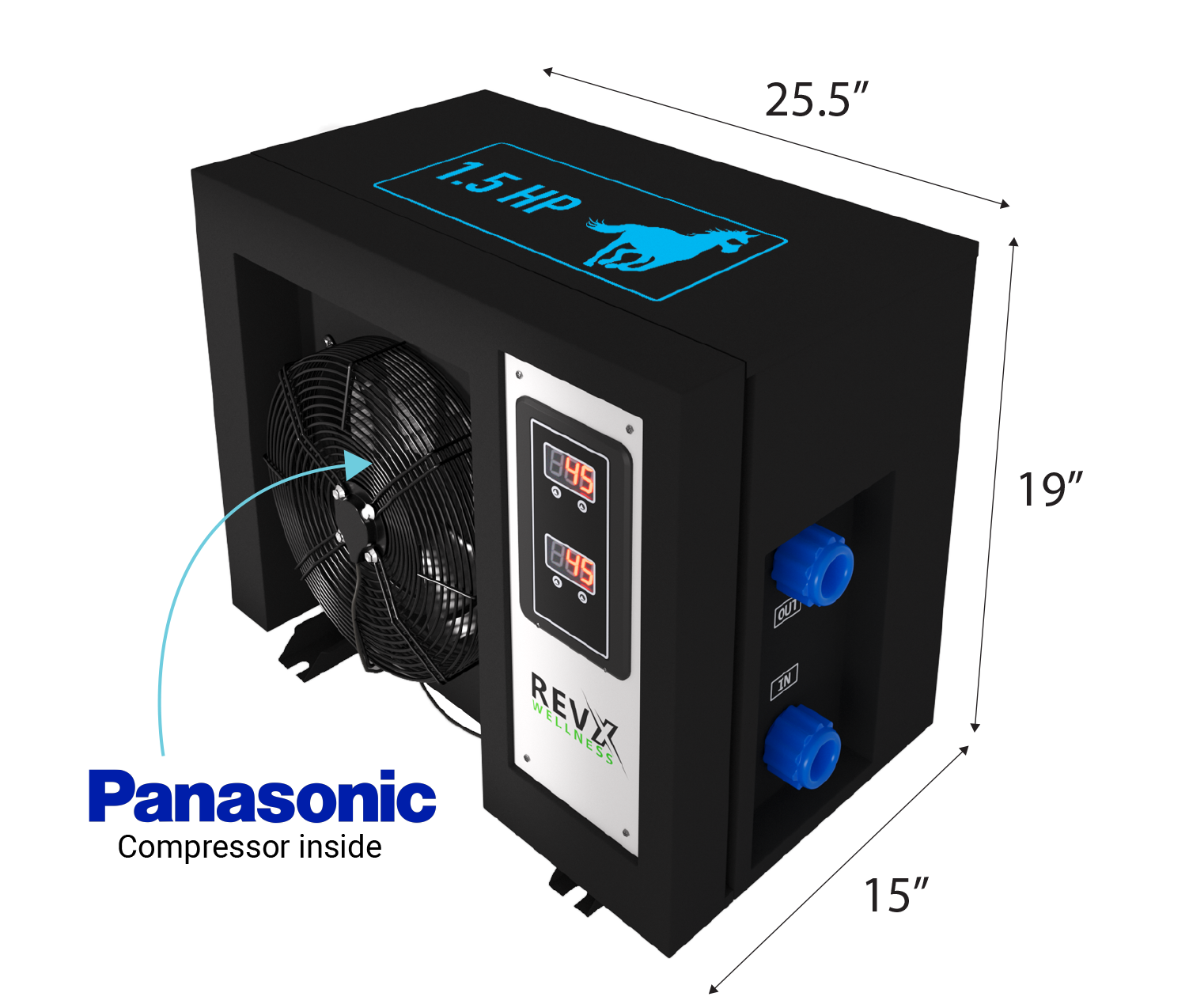 RevX 1.5 HP Cold Plunge Chiller – RevX Wellness